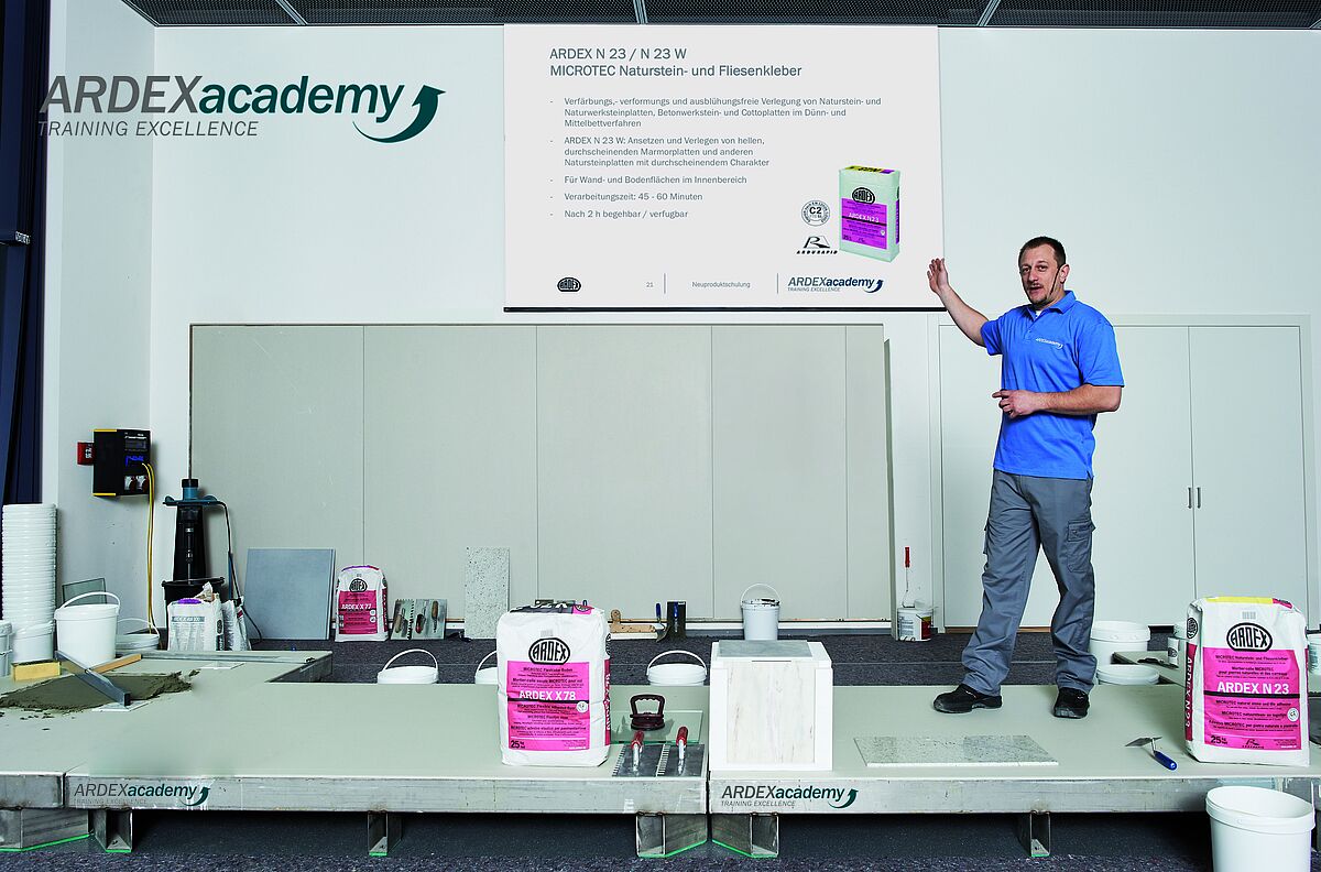 Seminare jetzt buchbar - Fit für die Praxis: Mit den Seminaren der ARDEXacademy erweitern ...