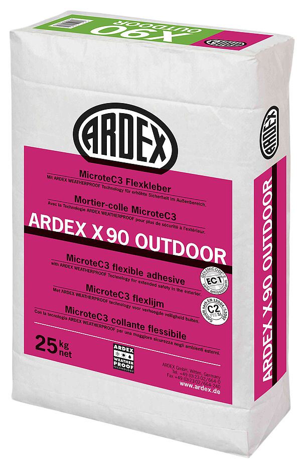 ARDEX: Verlegeort