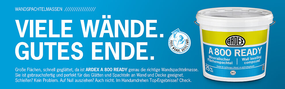 ARDEX: Hochwertige Spezialbaustoffe