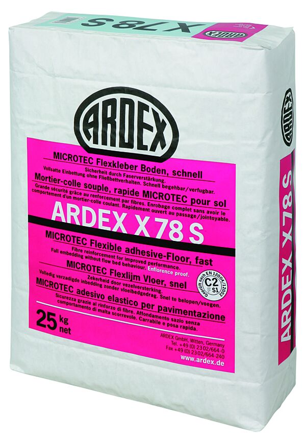ARDEX: Verlegeort