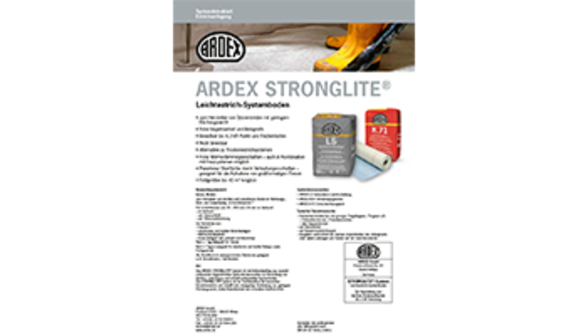 ARDEX: ARDEX Stronglite System